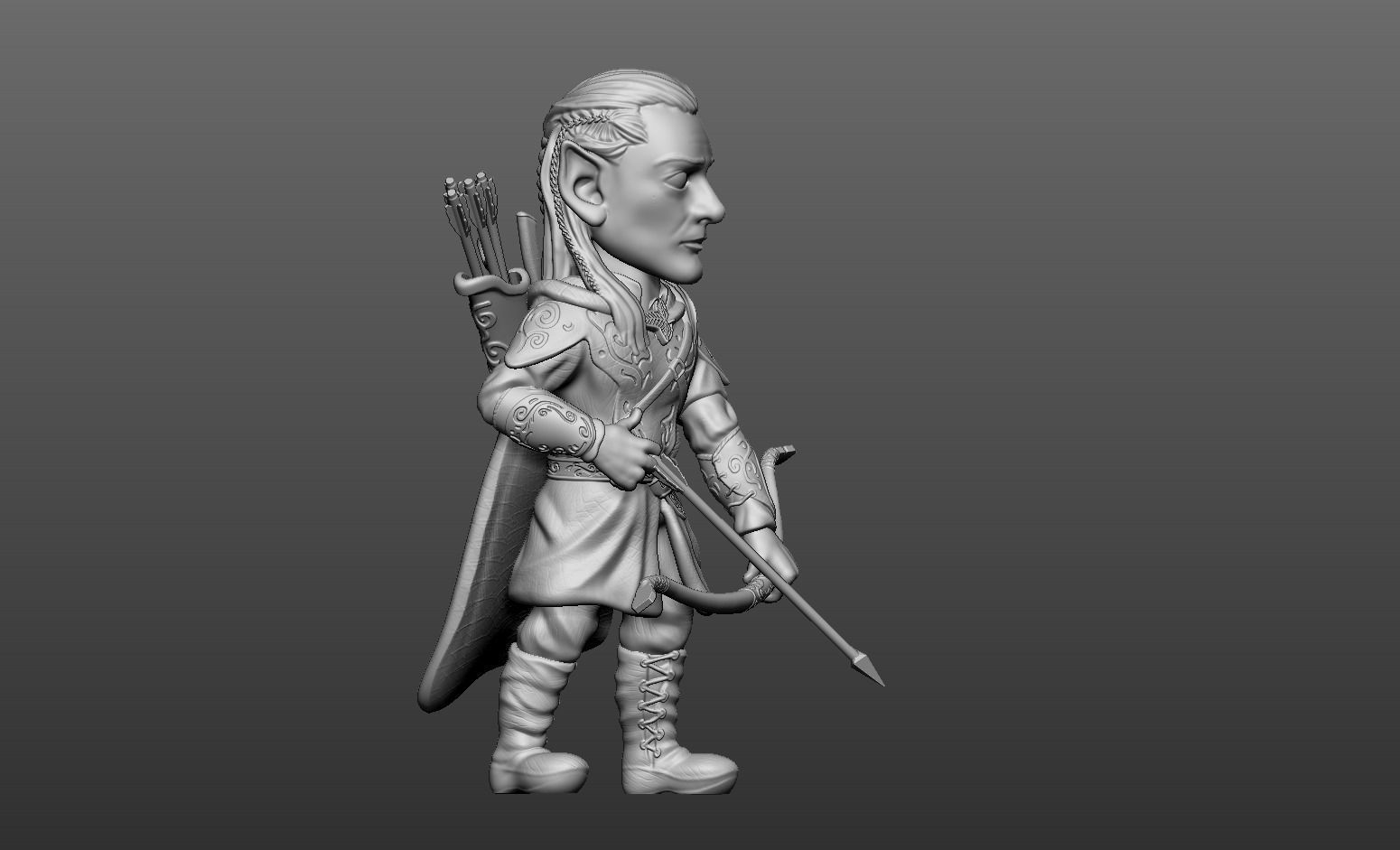 Legolas from Lord of the Rings - Cartoon Figure 3D model 3D printable ...