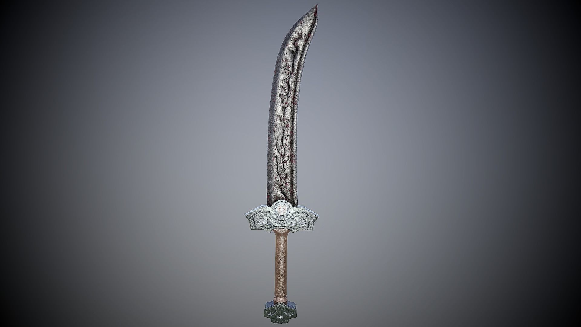 3D model Two-handed sword Alamein VR / AR / low-poly | CGTrader