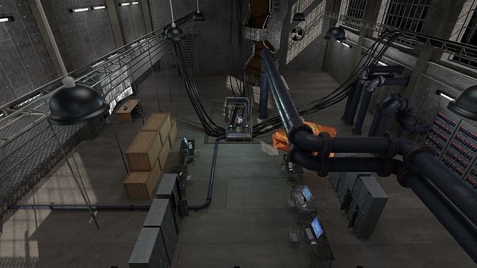 Factory Lab 3D model | CGTrader