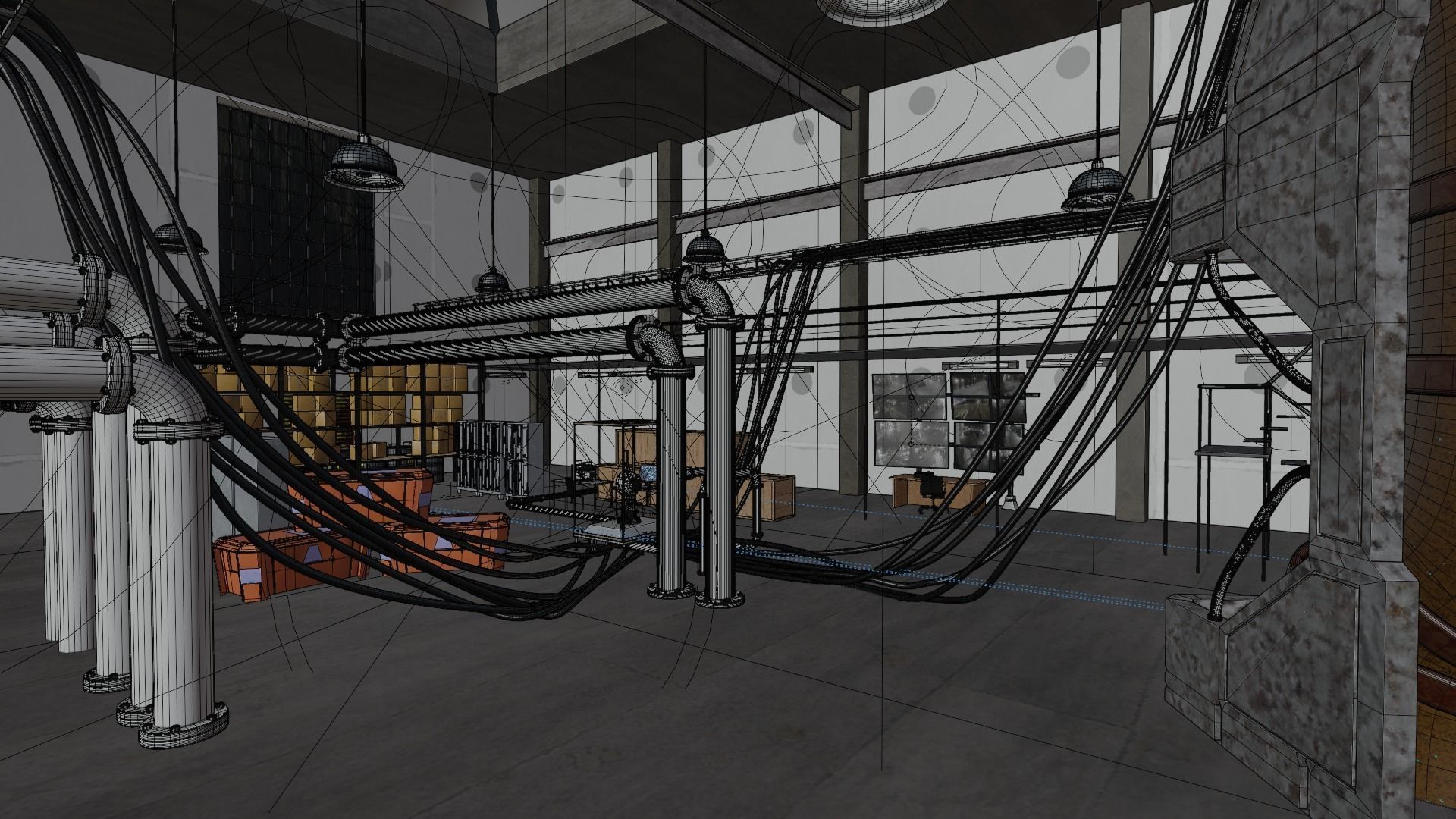 Factory Lab 3D model | CGTrader