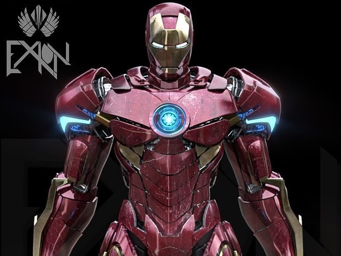 Iron Man MK88 Last Stand Armor 3D model animated | CGTrader