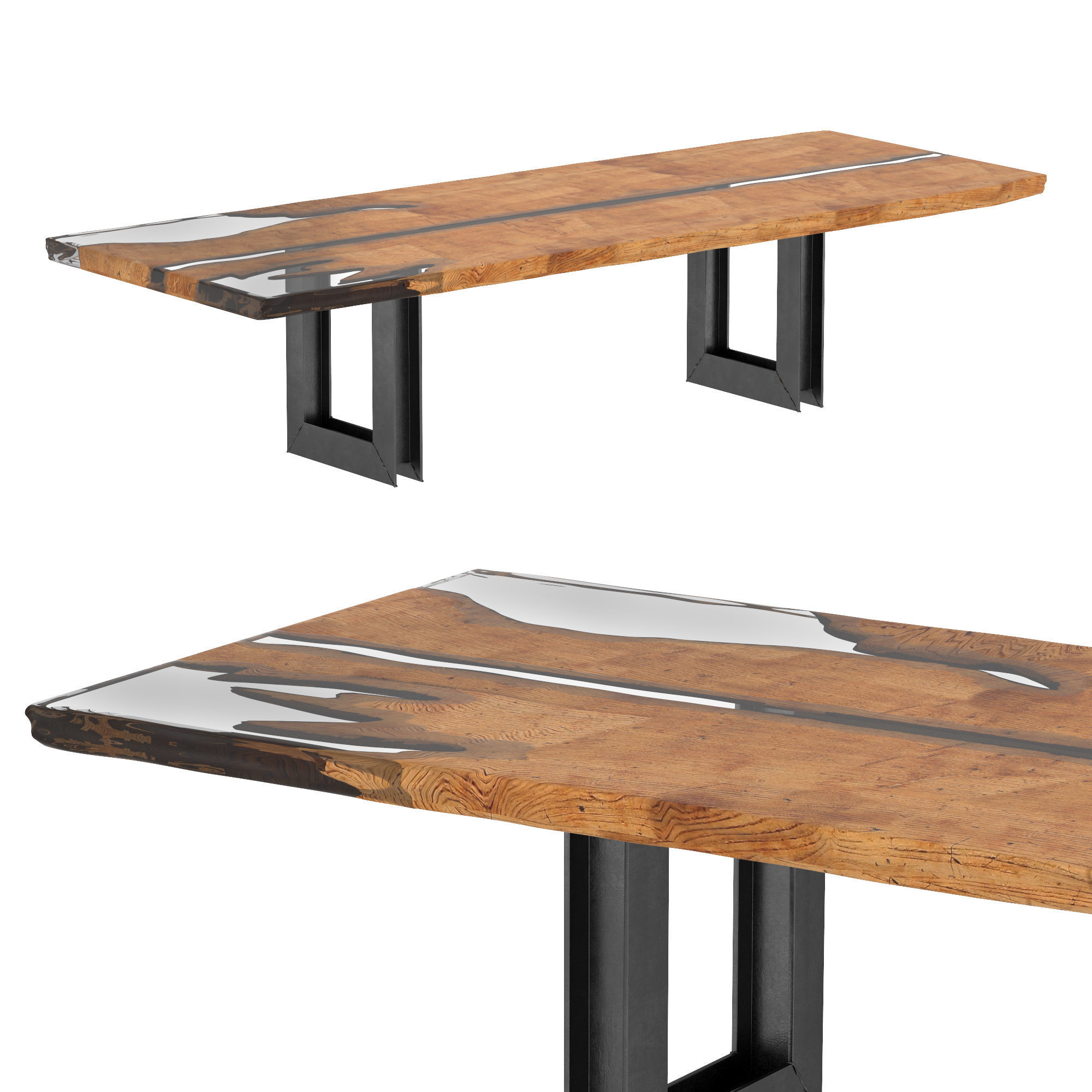 Kauri Beam Table 3D model | CGTrader