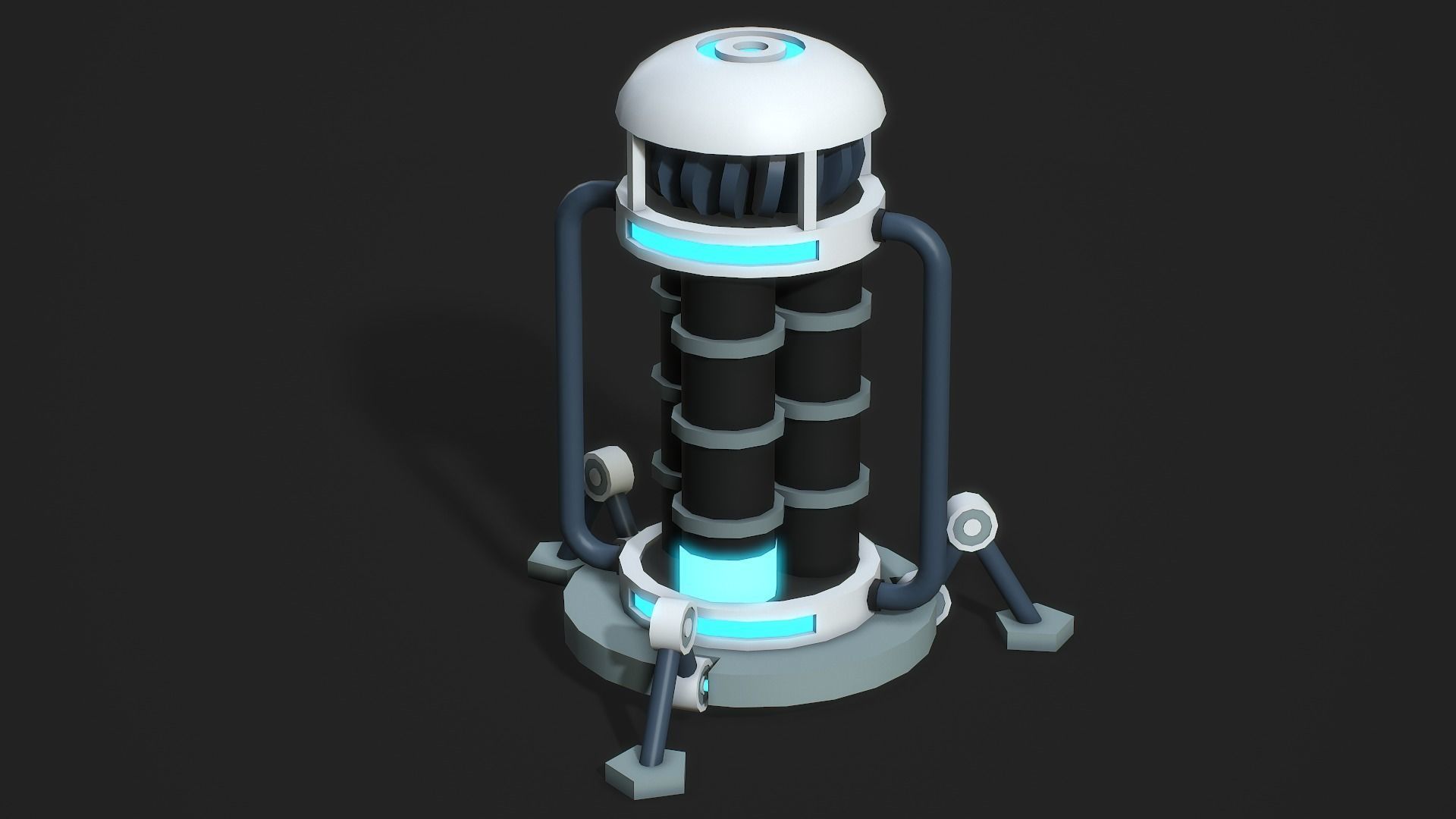 3D model Sci-Fi Generator - Lowpoly Game Ready VR / AR / low-poly | CGTrader