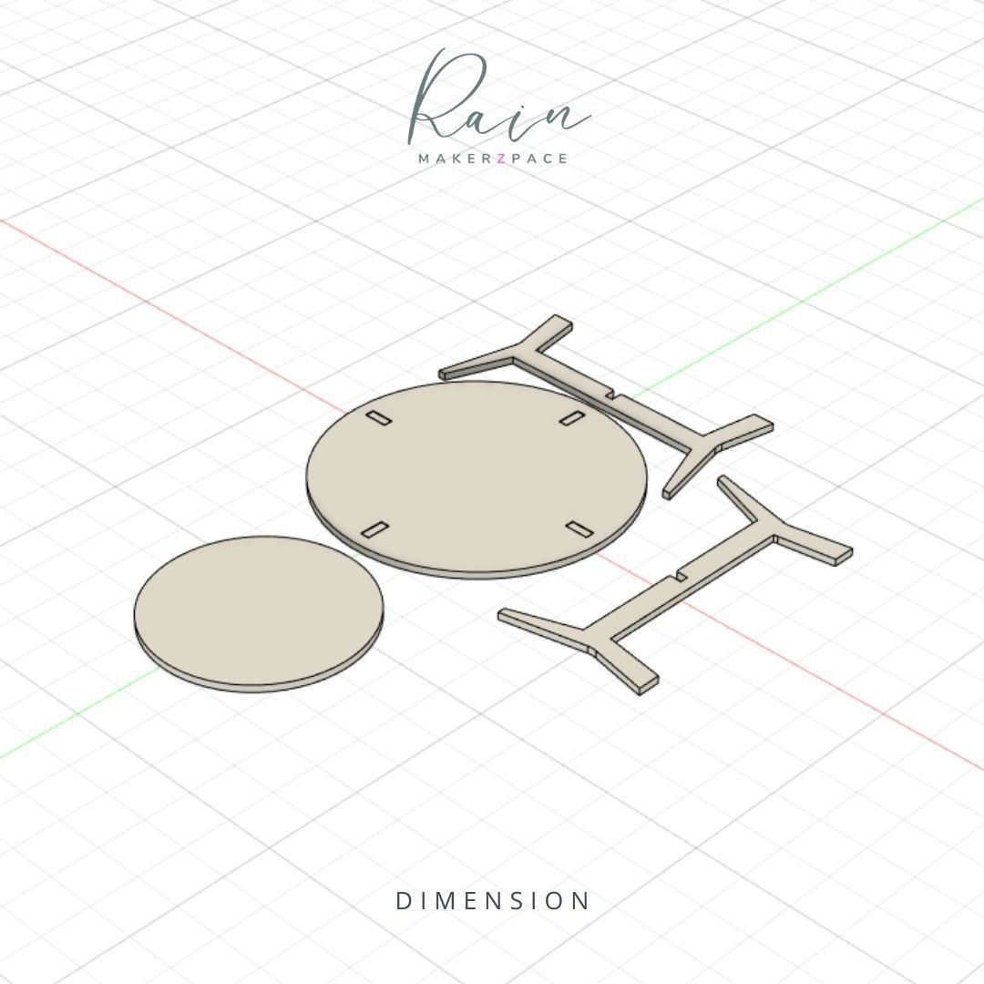 IKEA INSPIRED JAKOBSFORS Coffee Table Miniature 3D model 3D printable ...