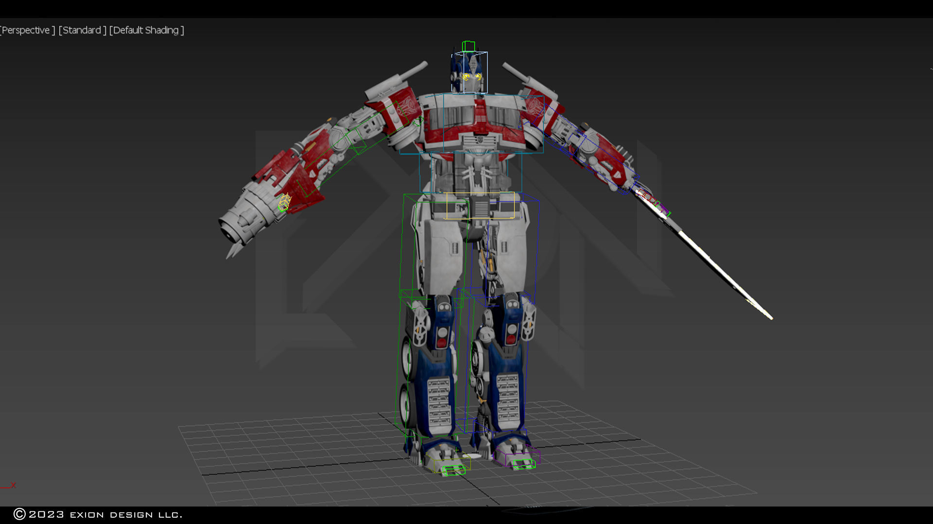 Transformers Optimus Prime ROTB 3D model rigged | CGTrader