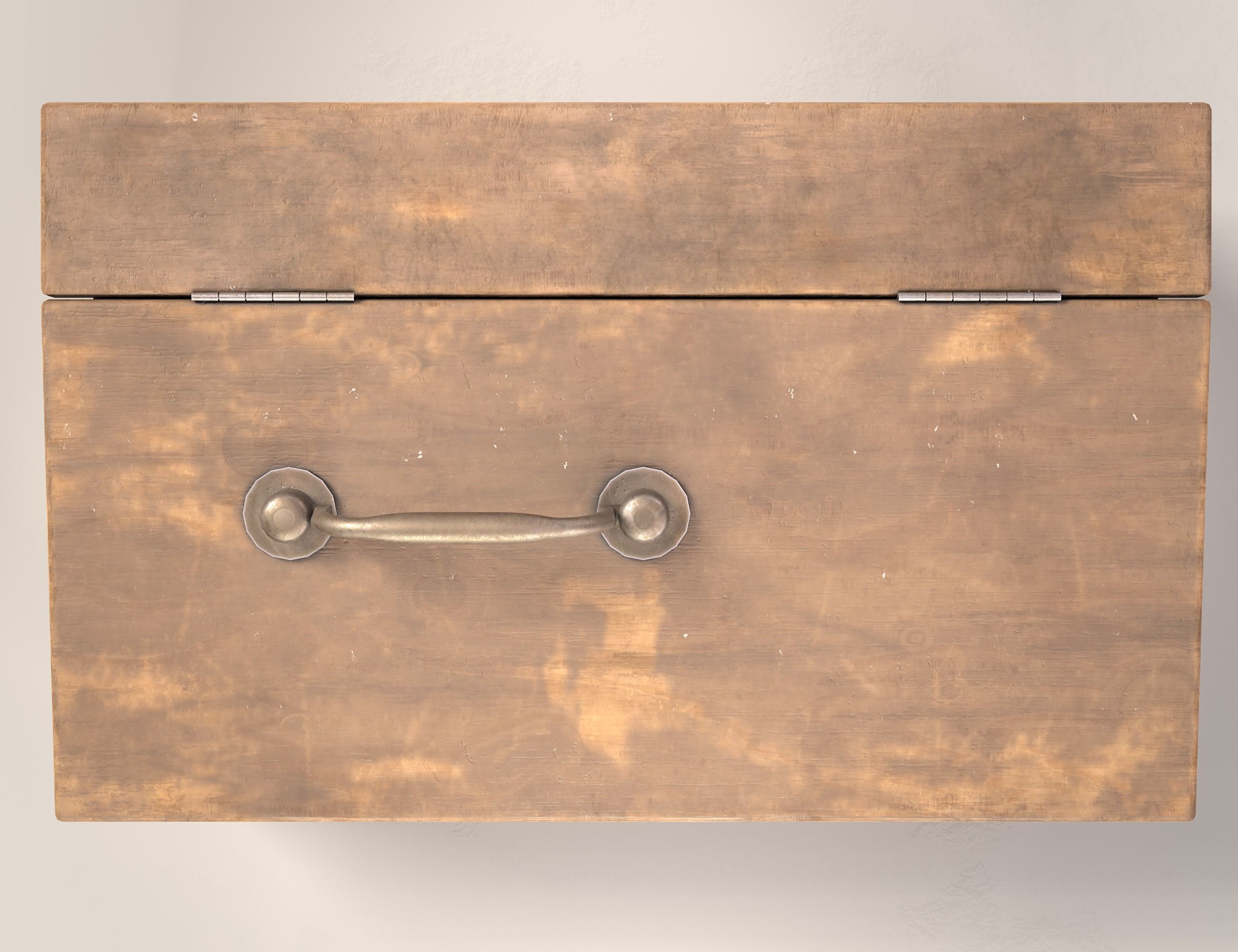 3D model Vintage wooden secretary box VR / AR / low-poly | CGTrader