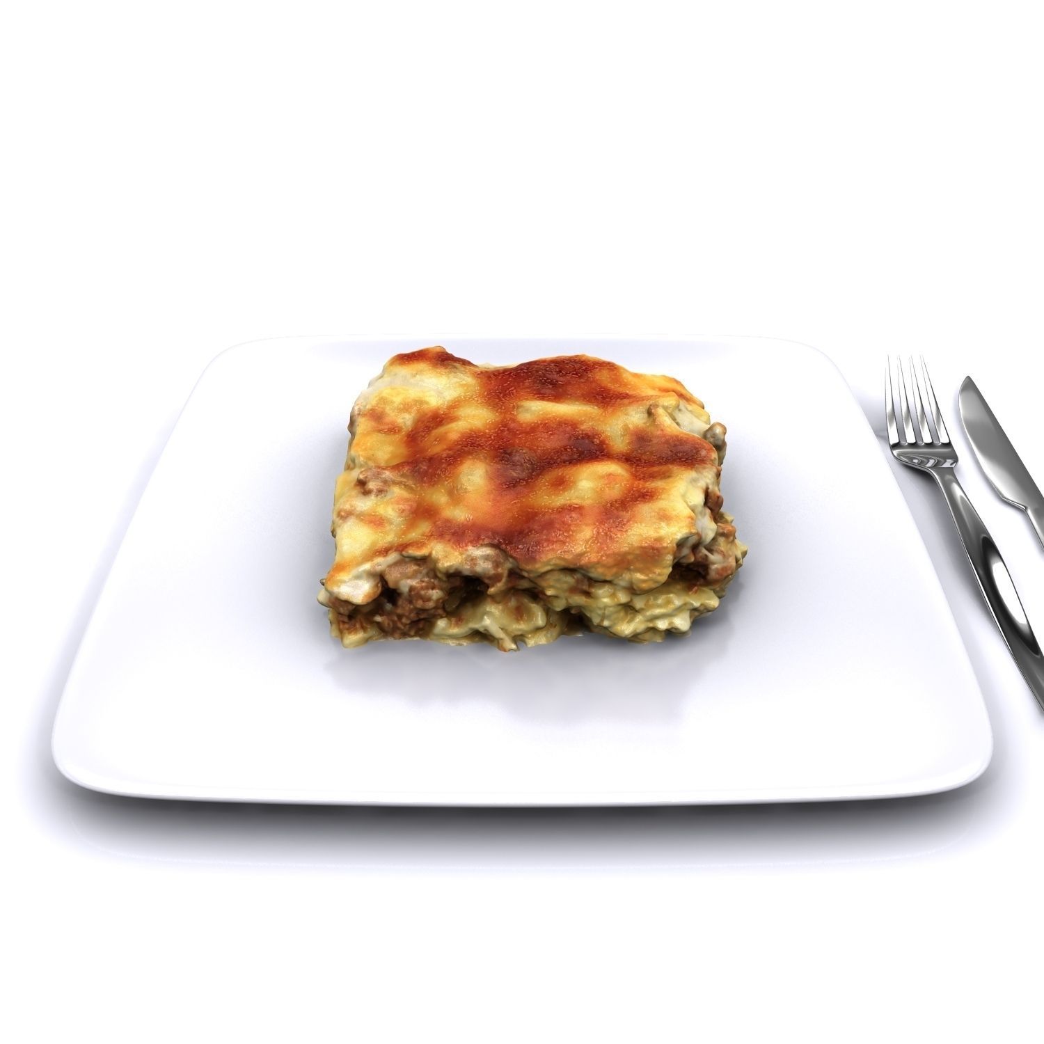 Lasagna 3D model | CGTrader