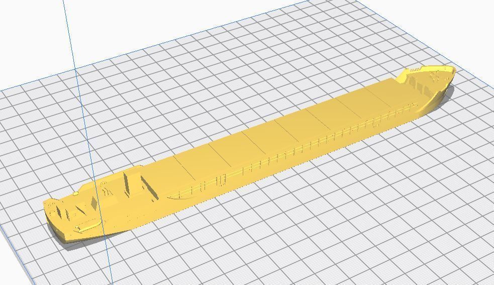 COASTAL CARGO SHIP WATERLINE MODEL - 3D MODEL FOR PRINTING 3D model 3D ...