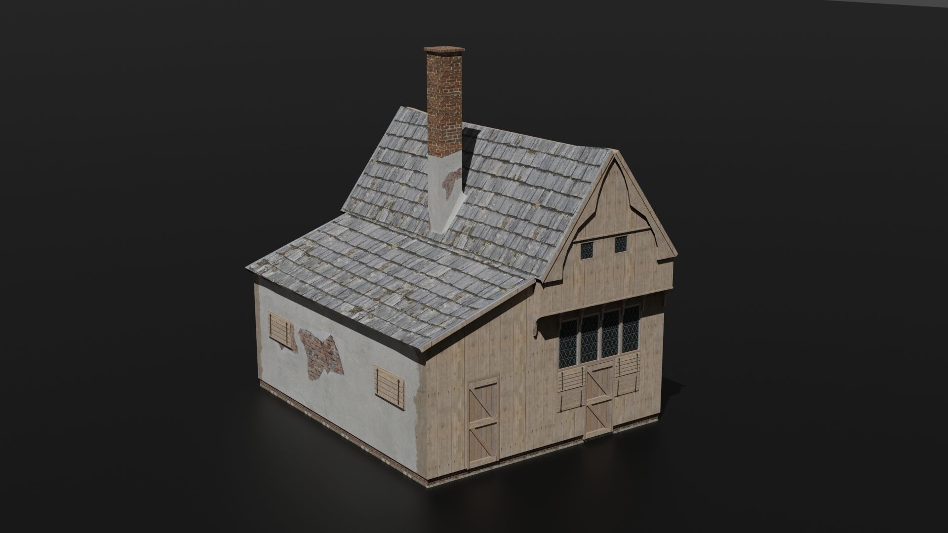 Middle Ages Old House 3D model | CGTrader