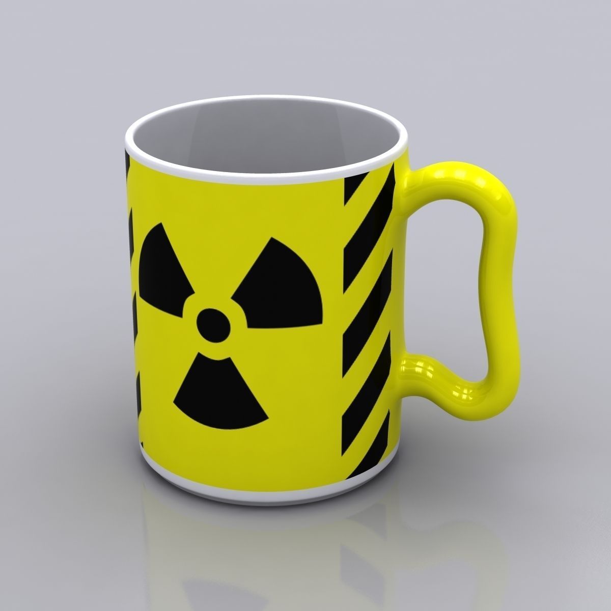 Radioactive Coffee Mug 3D model | CGTrader
