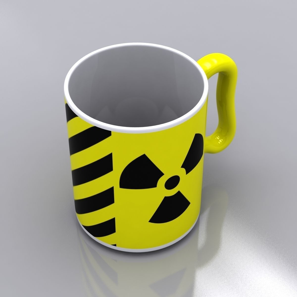 Radioactive Coffee Mug 3D model | CGTrader