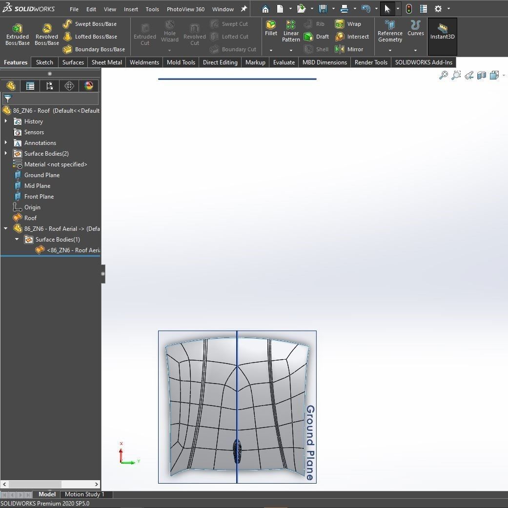 86 ZN6 Roof Exterior Surface - 3D Laser-Scanned 3D model | CGTrader