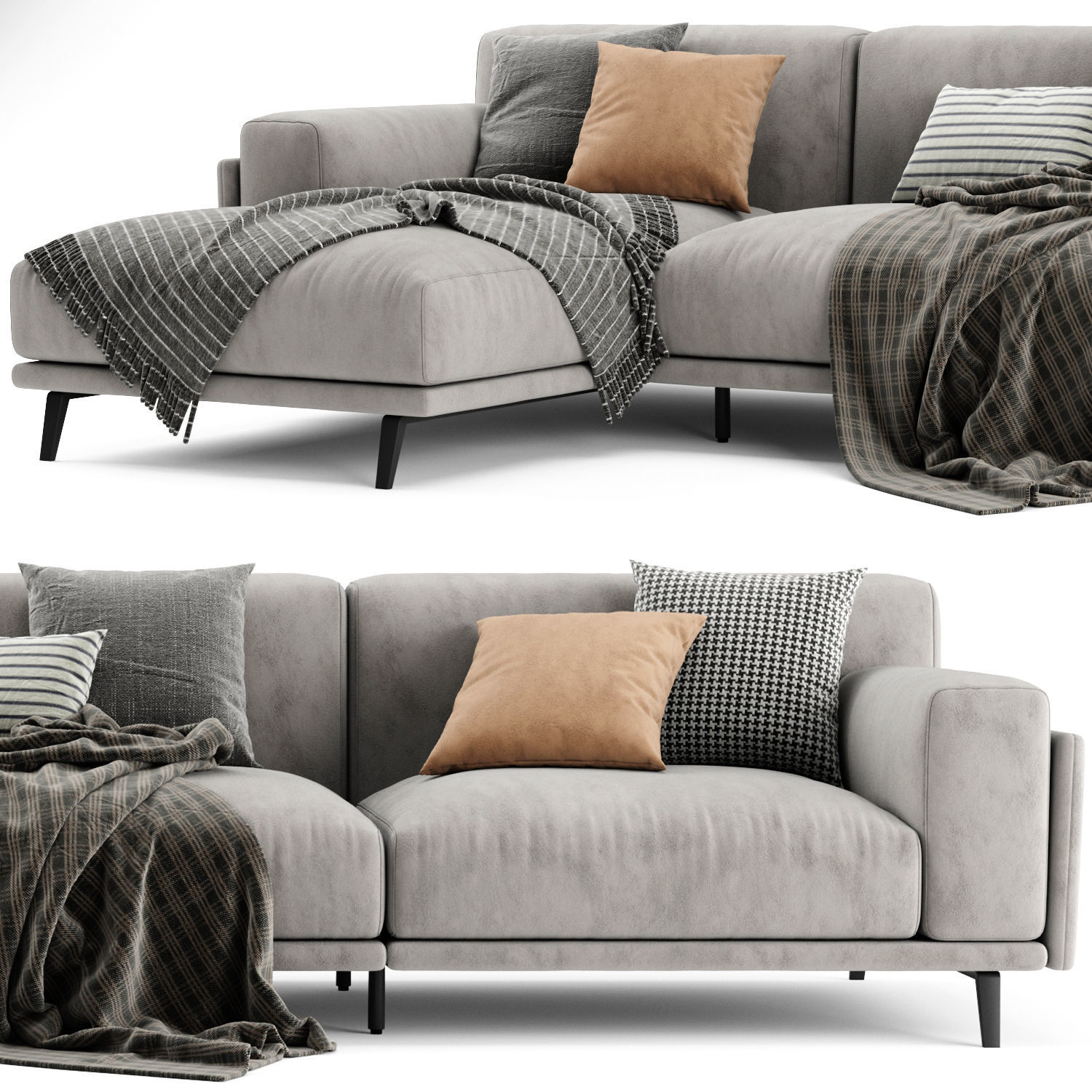 Arflex Frame Chaise Longue Sofa 3D model | CGTrader