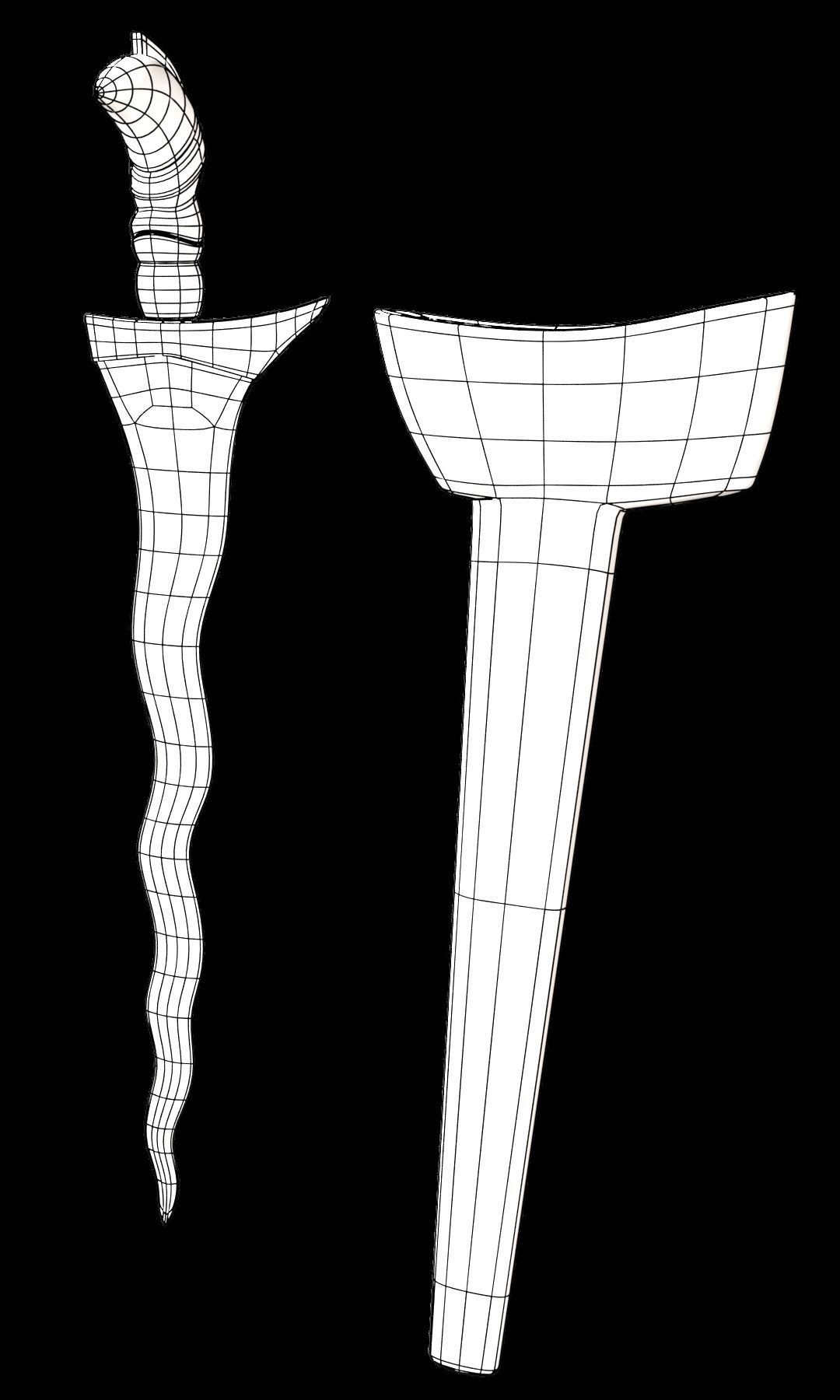 Keris Low Poly 3D model 3D model | CGTrader