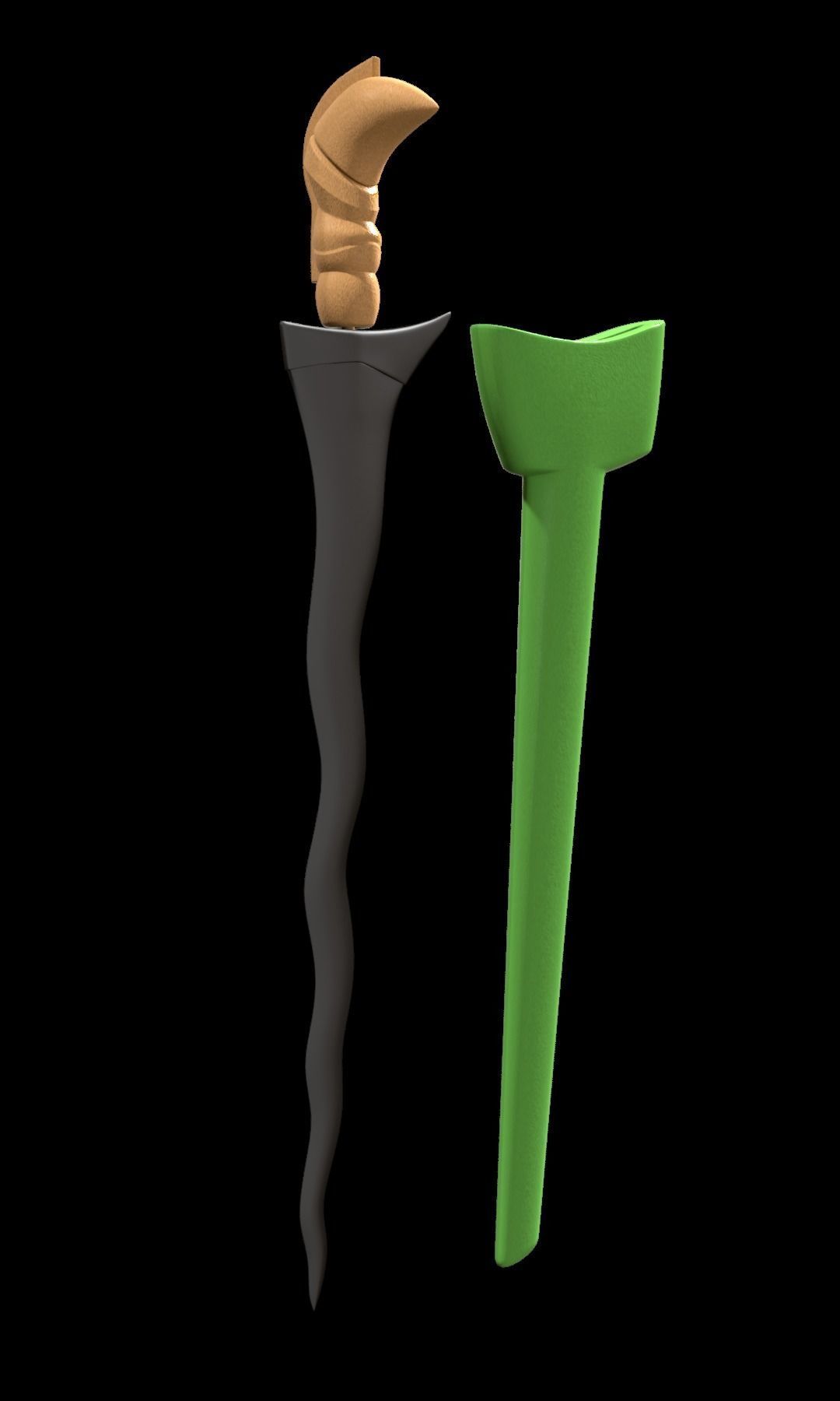 Keris Low Poly 3D model 3D model | CGTrader