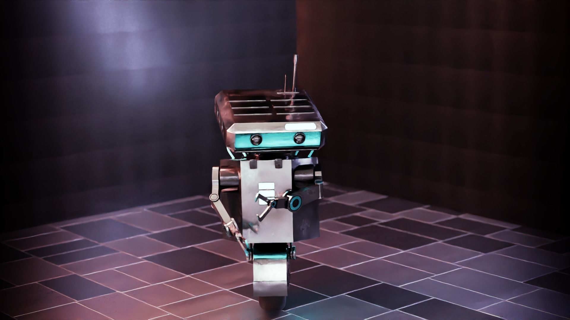 3D Sci-Fi worker Robot in blender 3D model animated | CGTrader