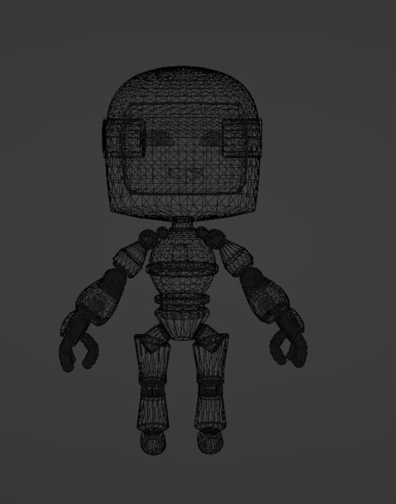 Cute Robot android model 3D model | CGTrader