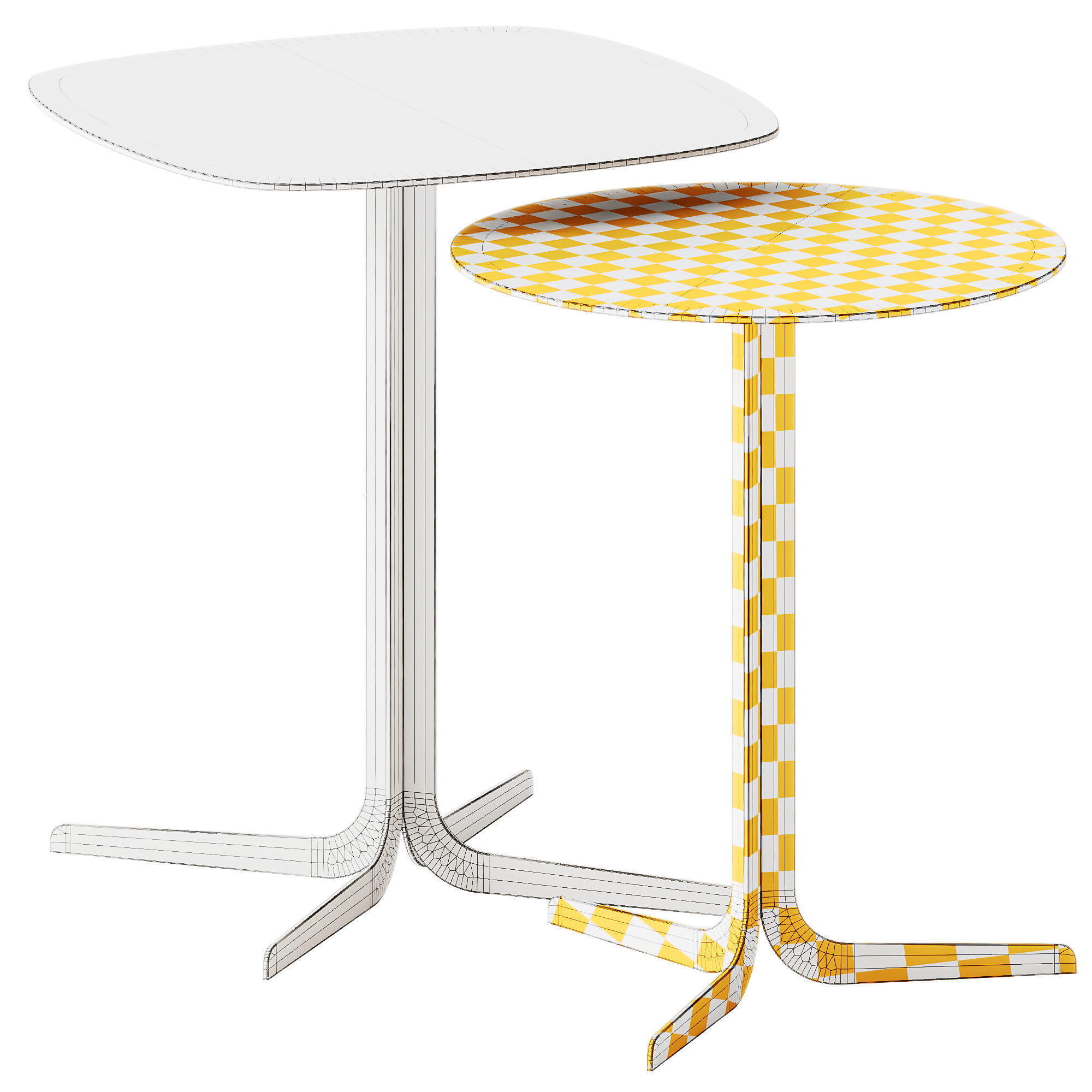 More CAPE Side Tables 3D model | CGTrader