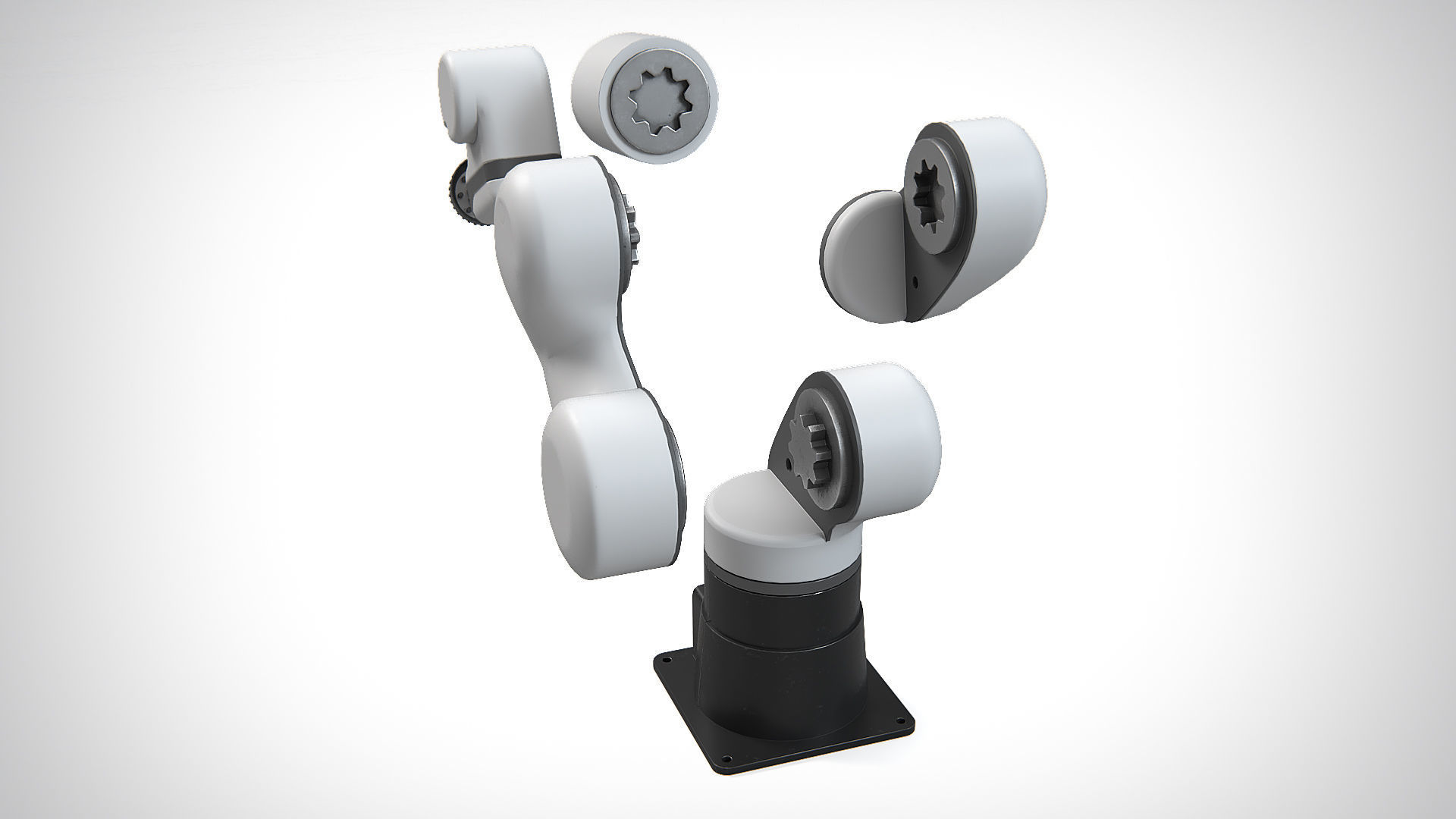 3D model Robotic Arm 02 PBR VR / AR / low-poly | CGTrader