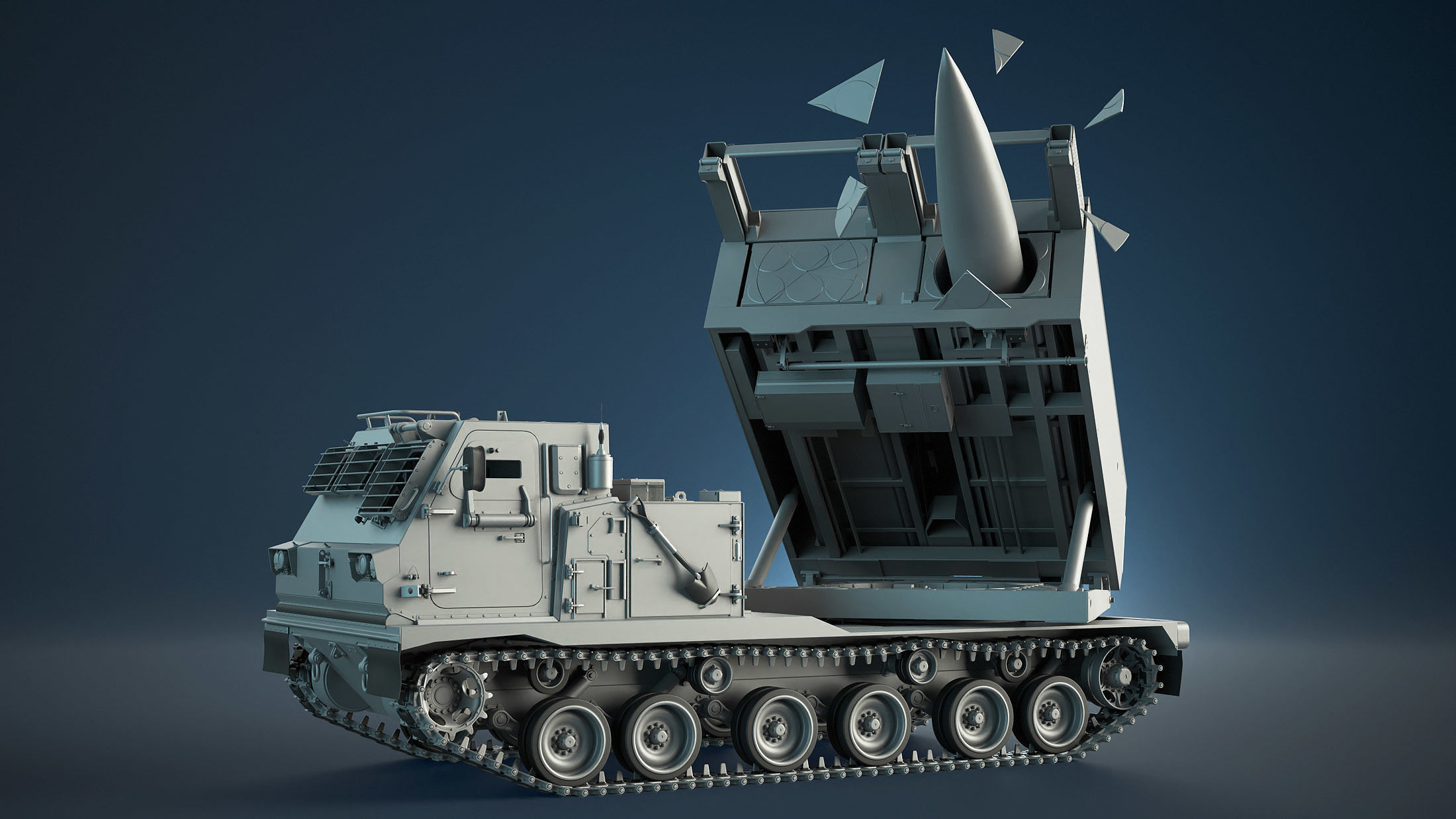 M270 MLRS High-Poly 3D model | CGTrader