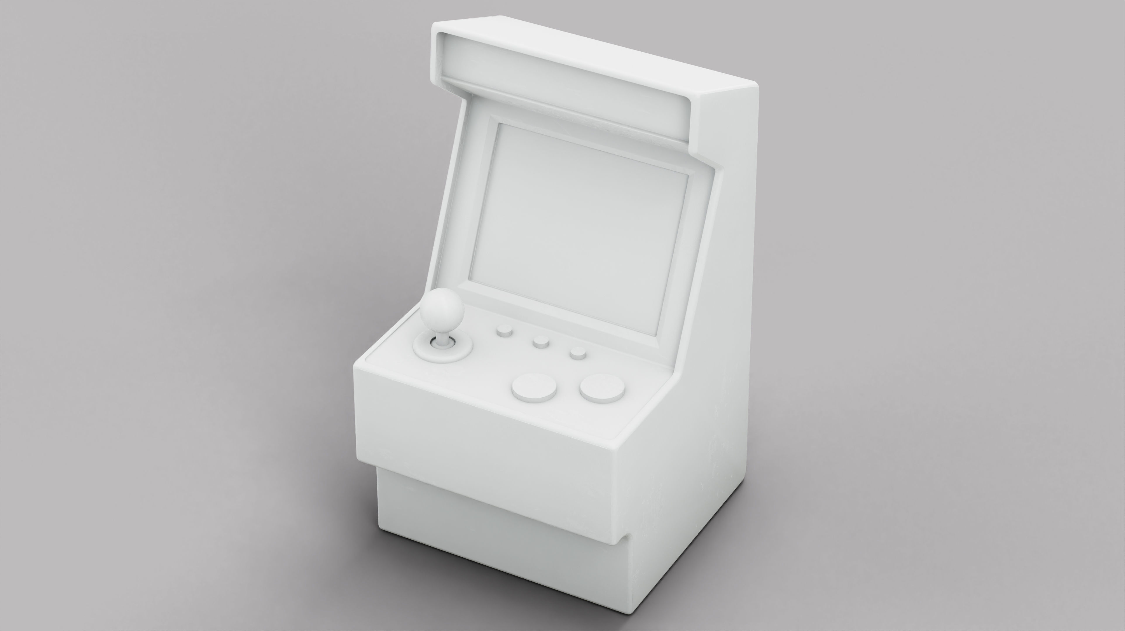 3D model Arcade Machine Retro Miniature Console 3D Model VR / AR / low ...