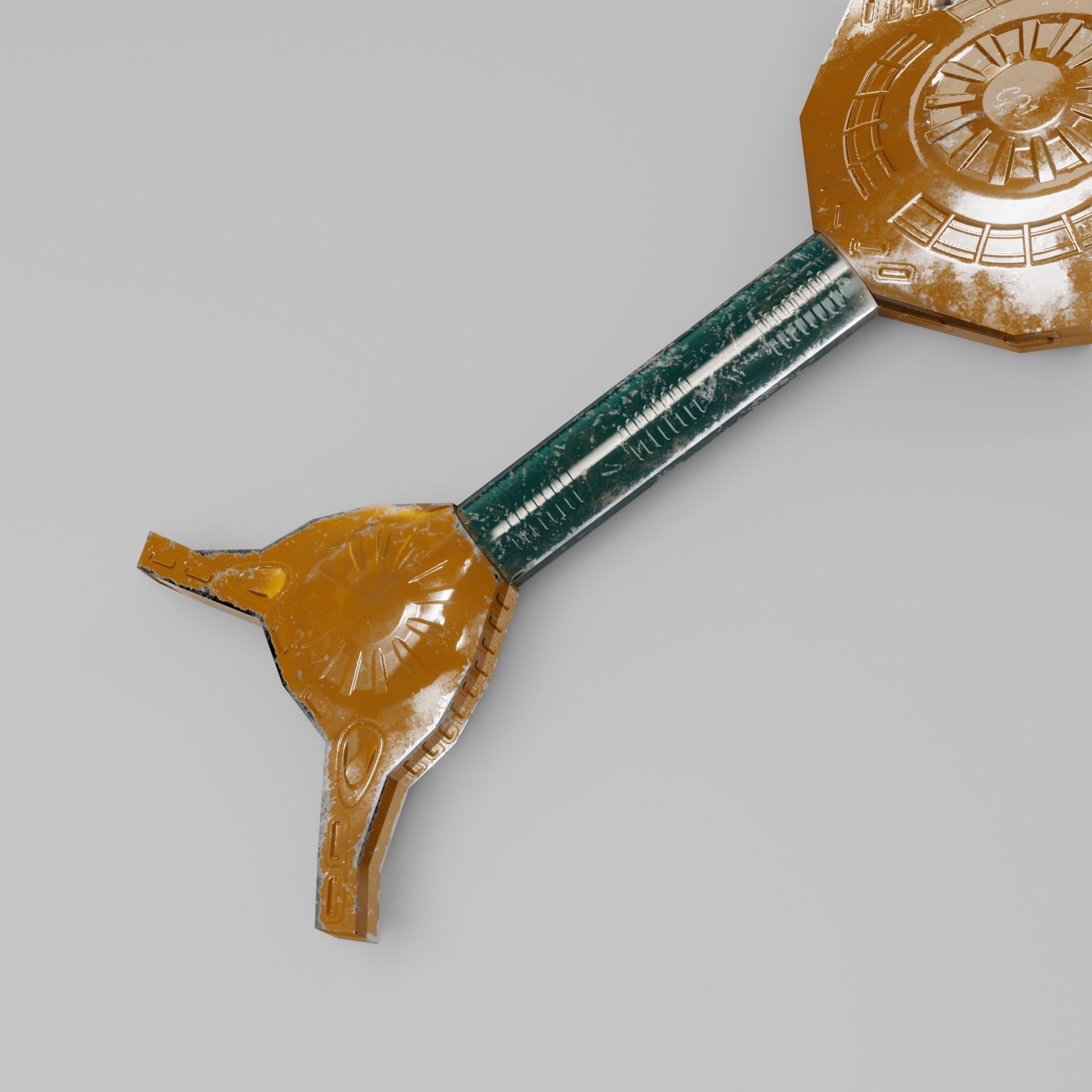 3D model Sword Iron - Elvish Basic Iron Sword Game Ready and Low Poly ...