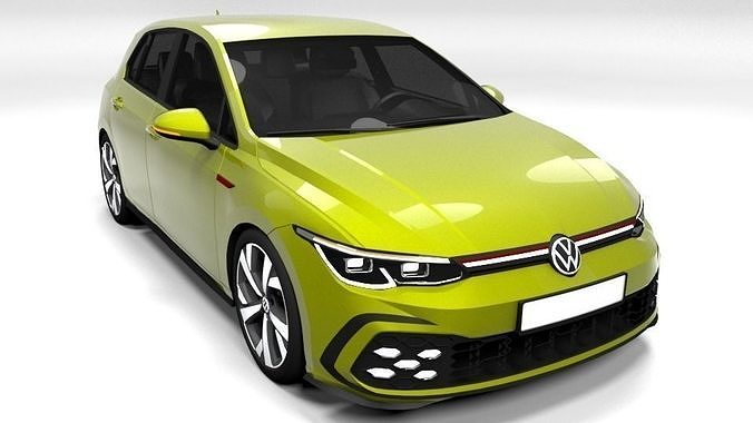 3D model GOLF 8 GTI VR / AR / low-poly | CGTrader