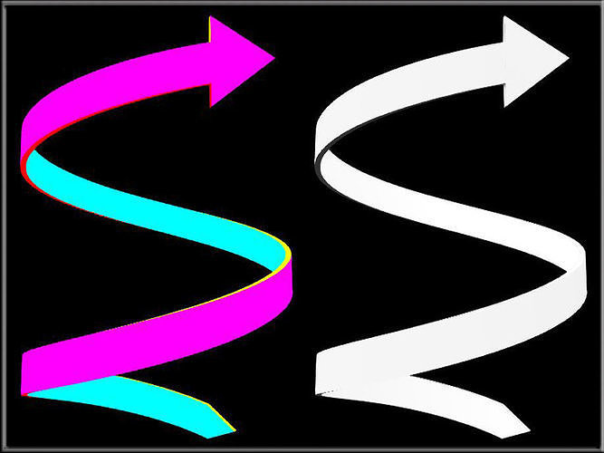 Spiral arrow 02 3D model | CGTrader