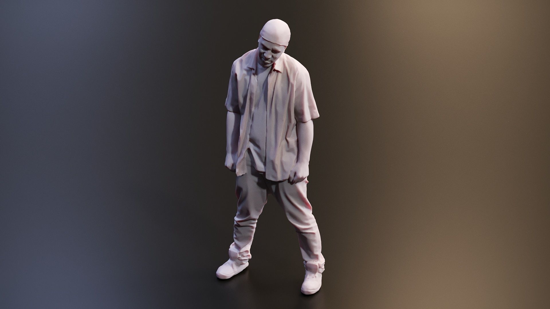 Realistic 3D Scan Hip Hop Mens Rappers 10 Models and Poses 3D model ...