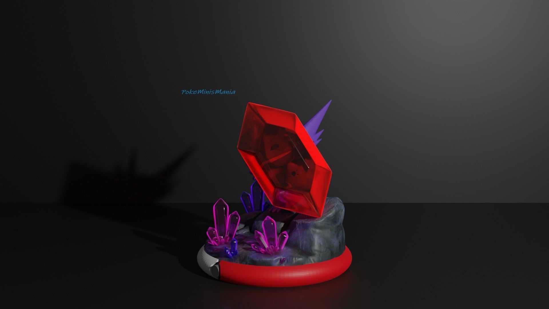 Mega Sableye pokemon 3D print model 3D model 3D printable | CGTrader