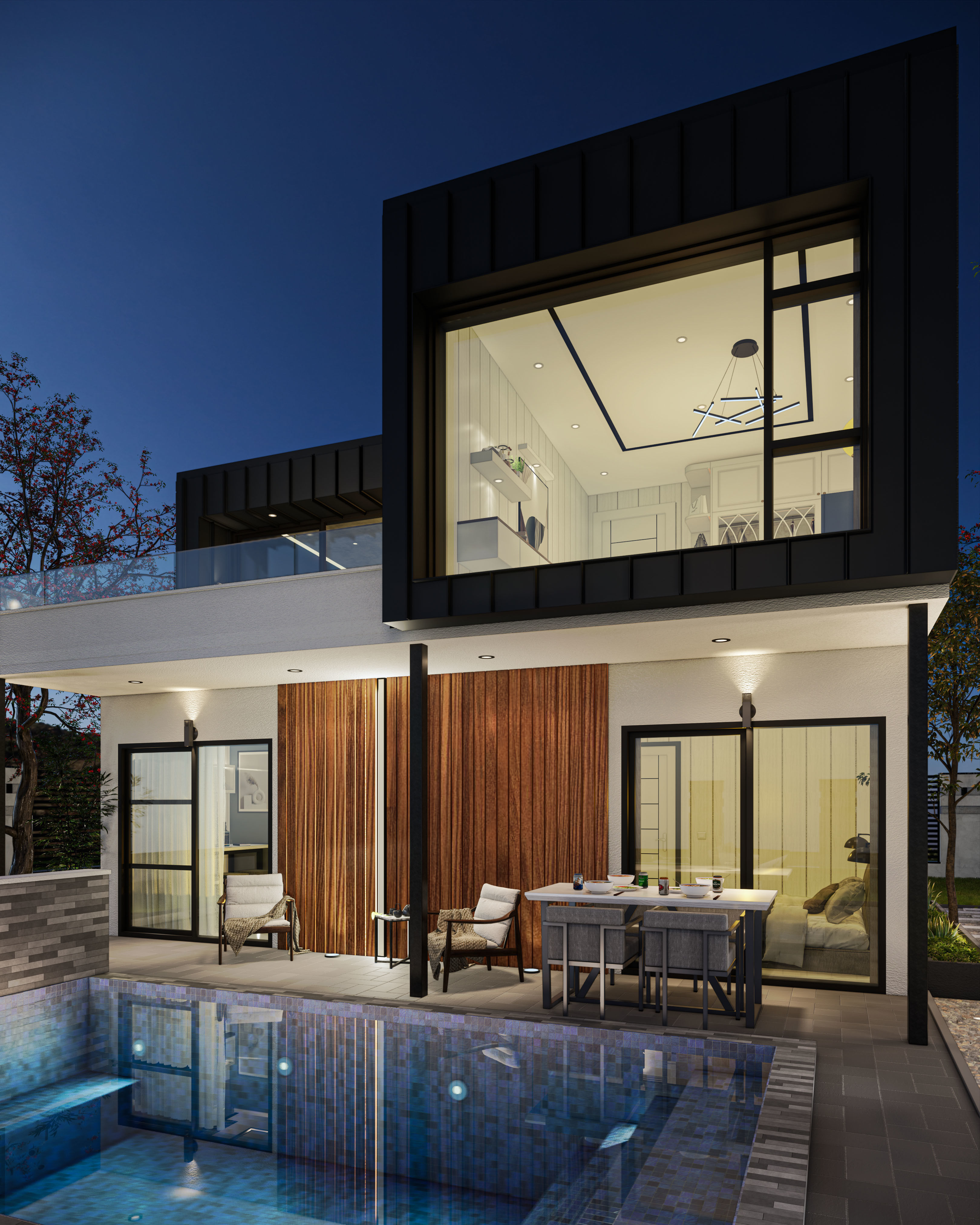 sketchup enscape render scene 3D model | CGTrader