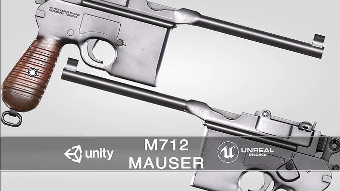 3D model M712 Mauser VR / AR / low-poly | CGTrader