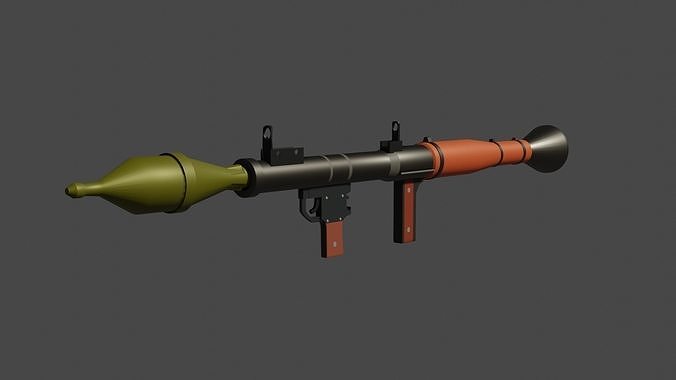 RPG-7 Low Poly 3D Model free VR / AR / low-poly 3D model | CGTrader