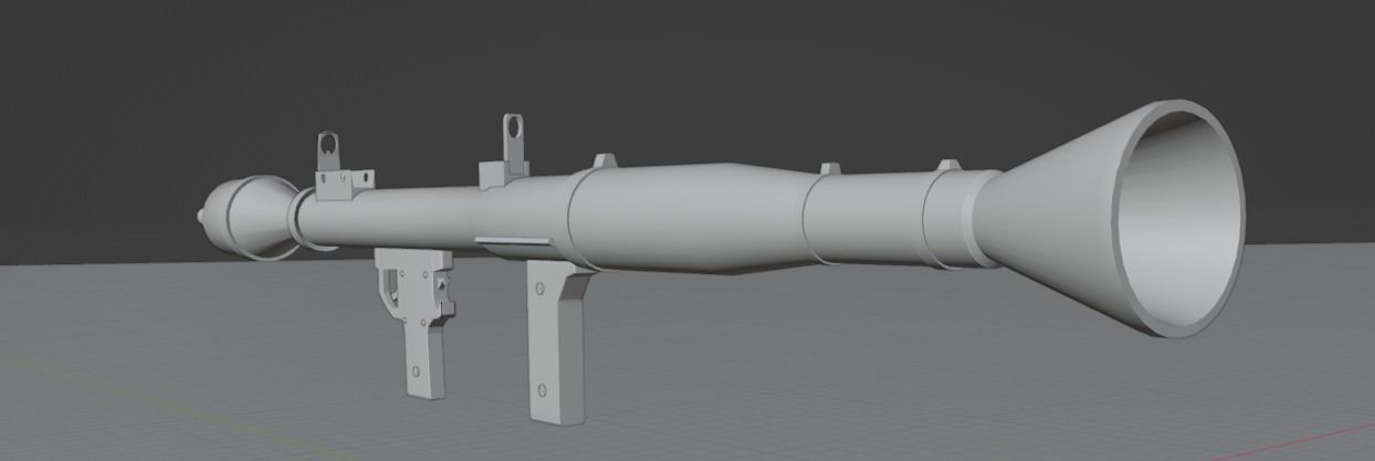 RPG-7 Low Poly 3D Model free VR / AR / low-poly 3D model | CGTrader