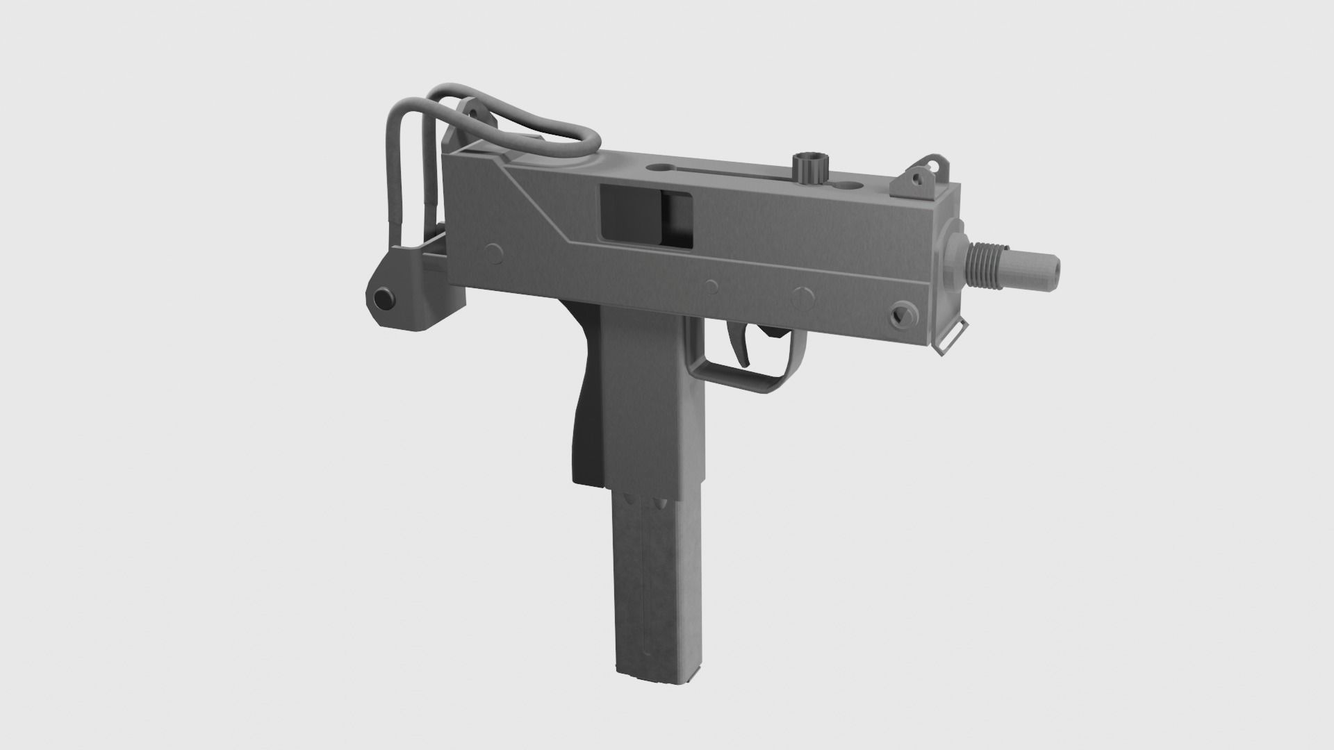MAC M10 smg free 3D model | CGTrader