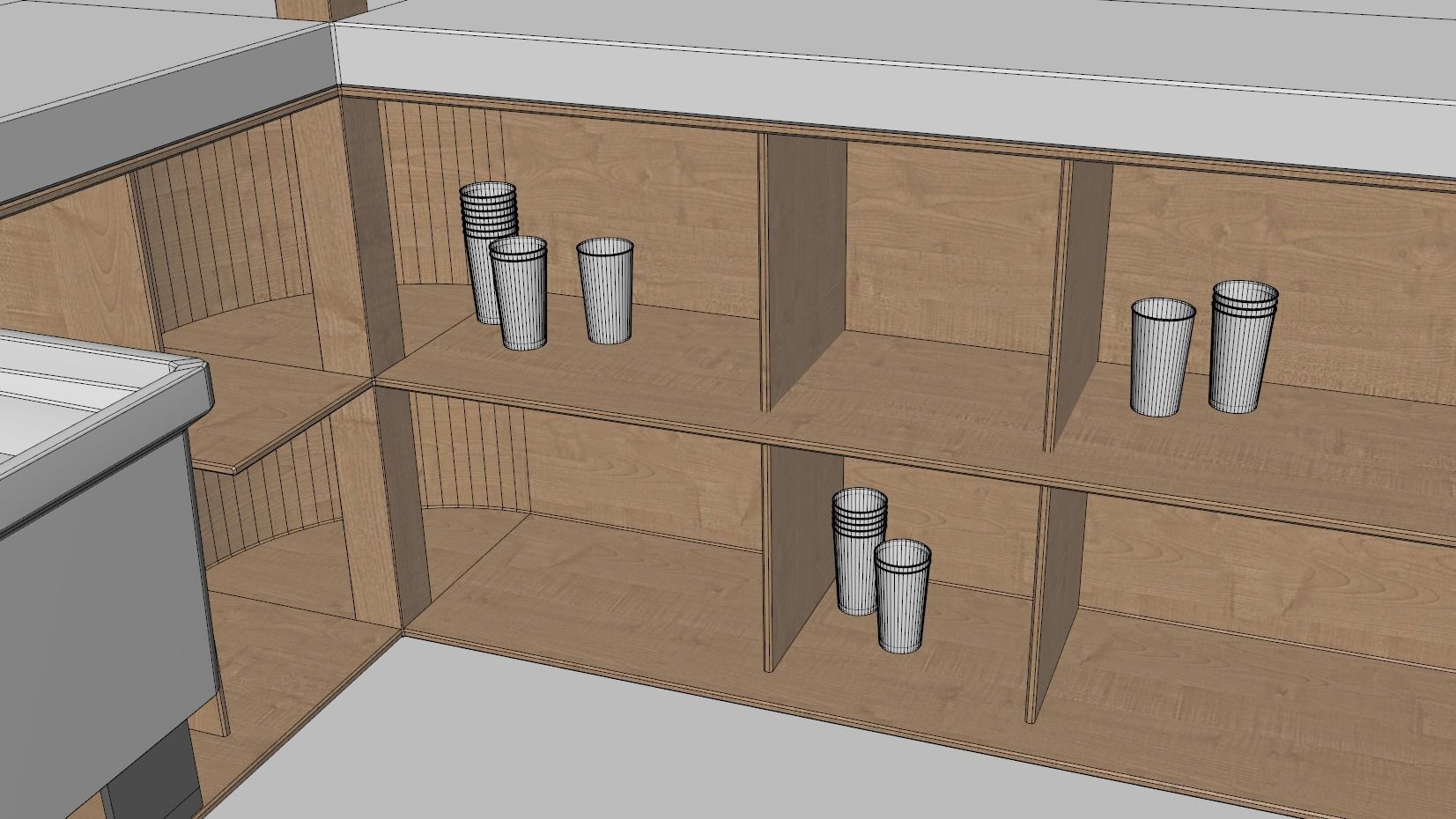 Beach Bar 3x3 Meters 3D model | CGTrader