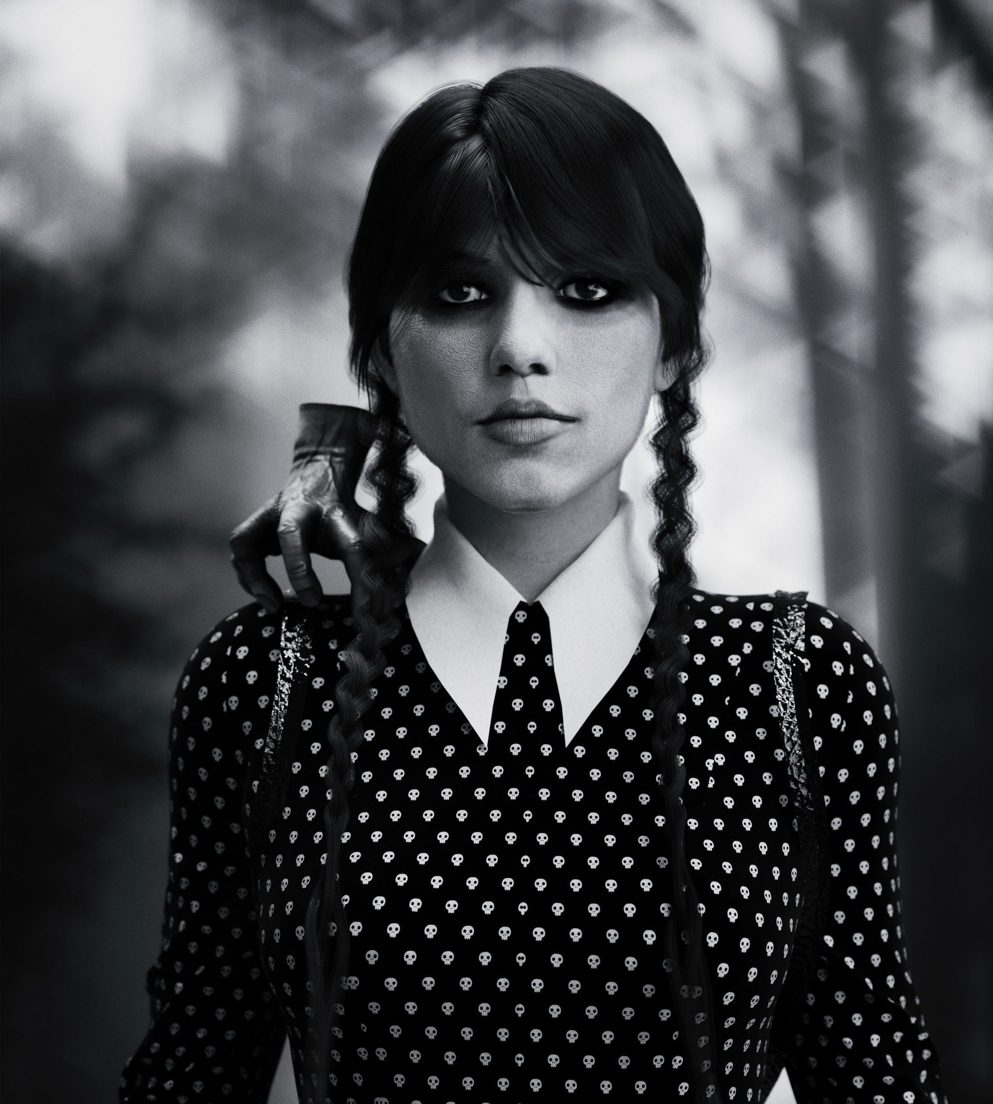 Wednesday Addams 3D model animated rigged | CGTrader