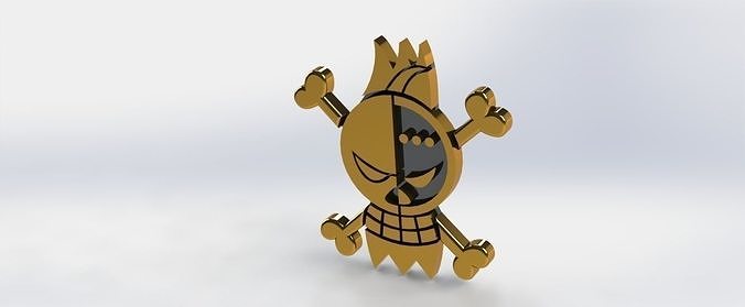 Onepiece freaky pendant 3D model 3D printable | CGTrader