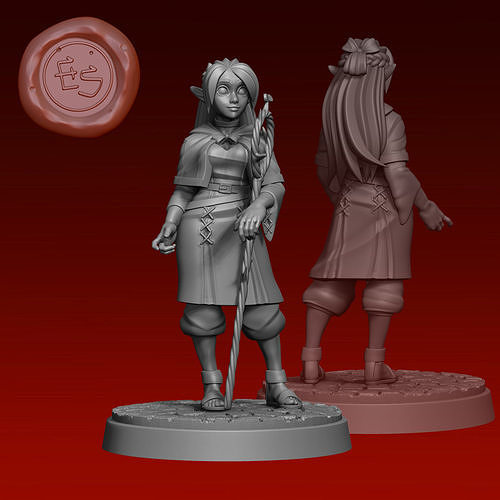 Marcille Donato - Delicious in Dungeon - 32mm Miniature 3D model 3D ...