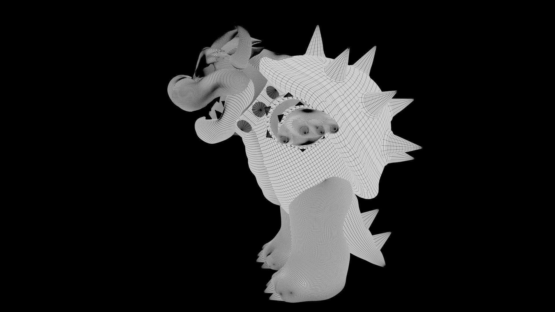 3D model Bowser VR / AR / low-poly | CGTrader