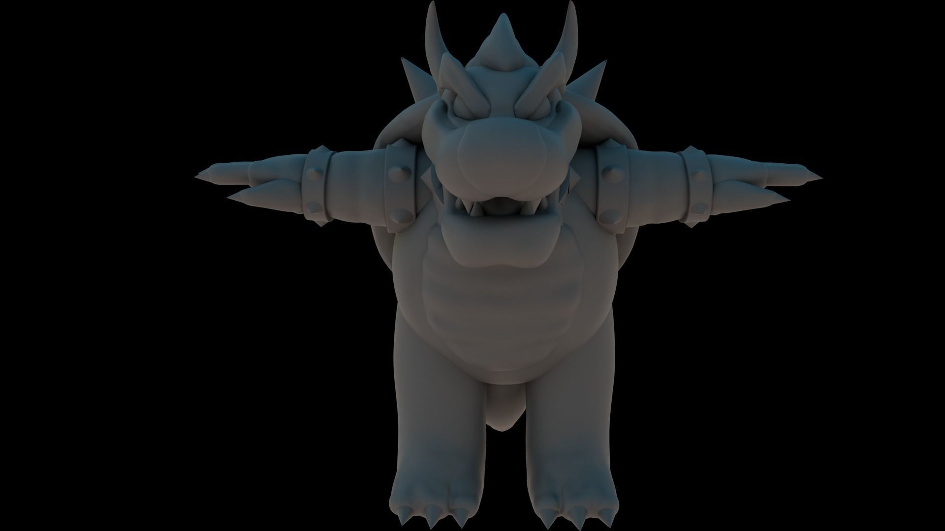3D model Bowser VR / AR / low-poly | CGTrader
