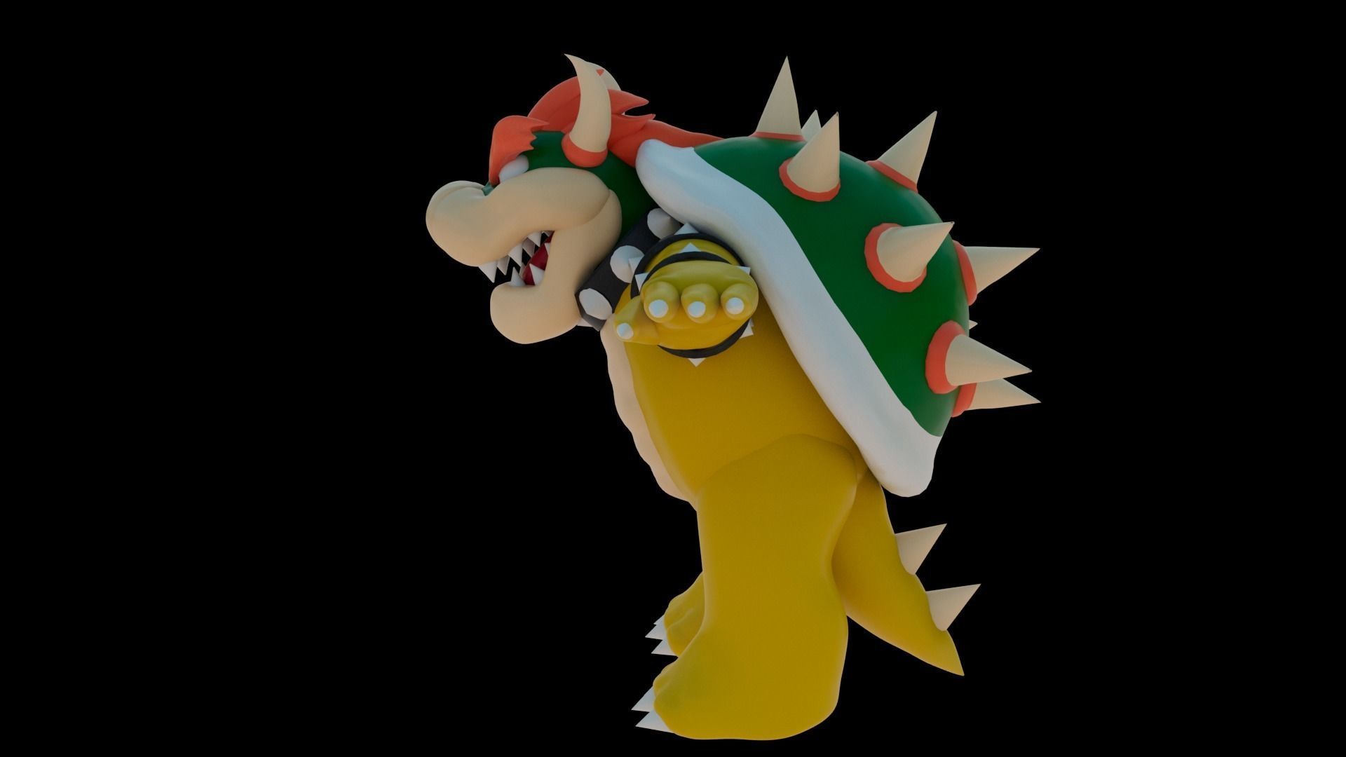 3D model Bowser VR / AR / low-poly | CGTrader