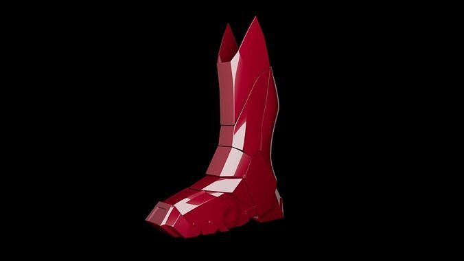 Iron man leg free 3D model | CGTrader