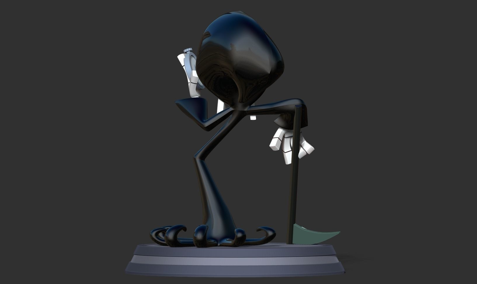 Grim Reaper - Cartoon Network 3D model 3D printable | CGTrader