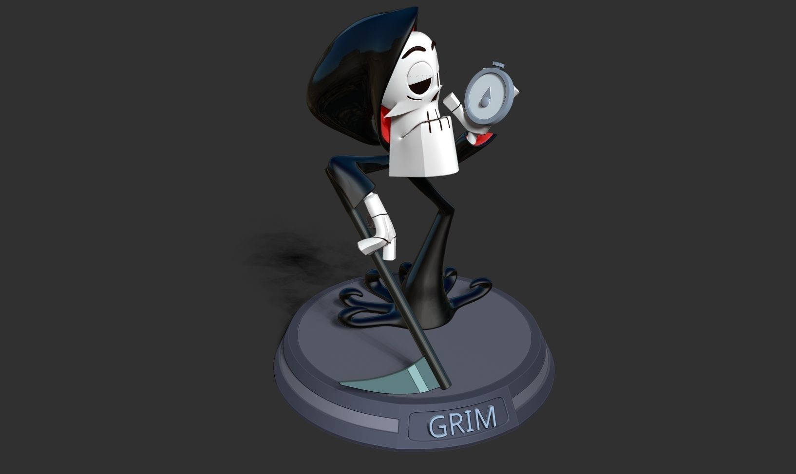 Grim Reaper - Cartoon Network 3D model 3D printable | CGTrader