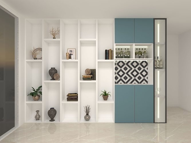 bar unit free 3D model | CGTrader