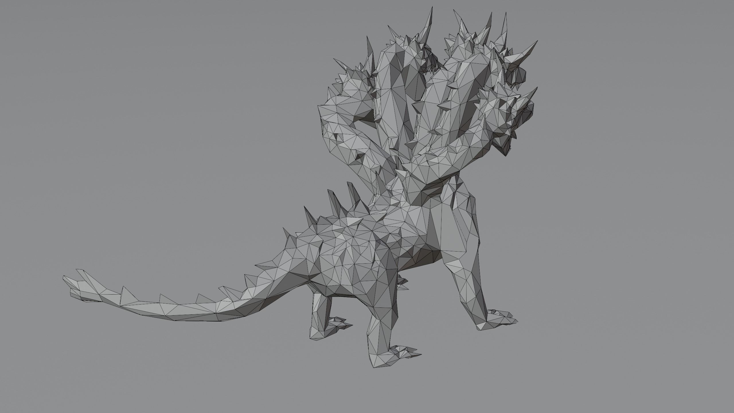 Hydra Water dragon monster Sea Mythical Giant serpent Rigged free VR ...