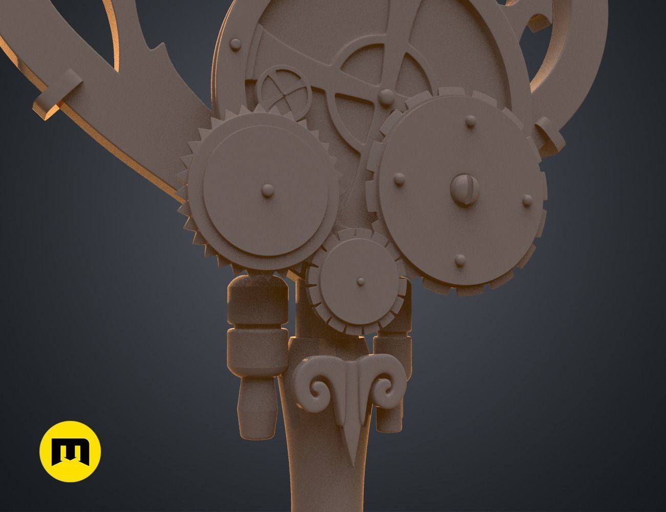 B2 Staff - Nier Automata 3D model 3D printable | CGTrader