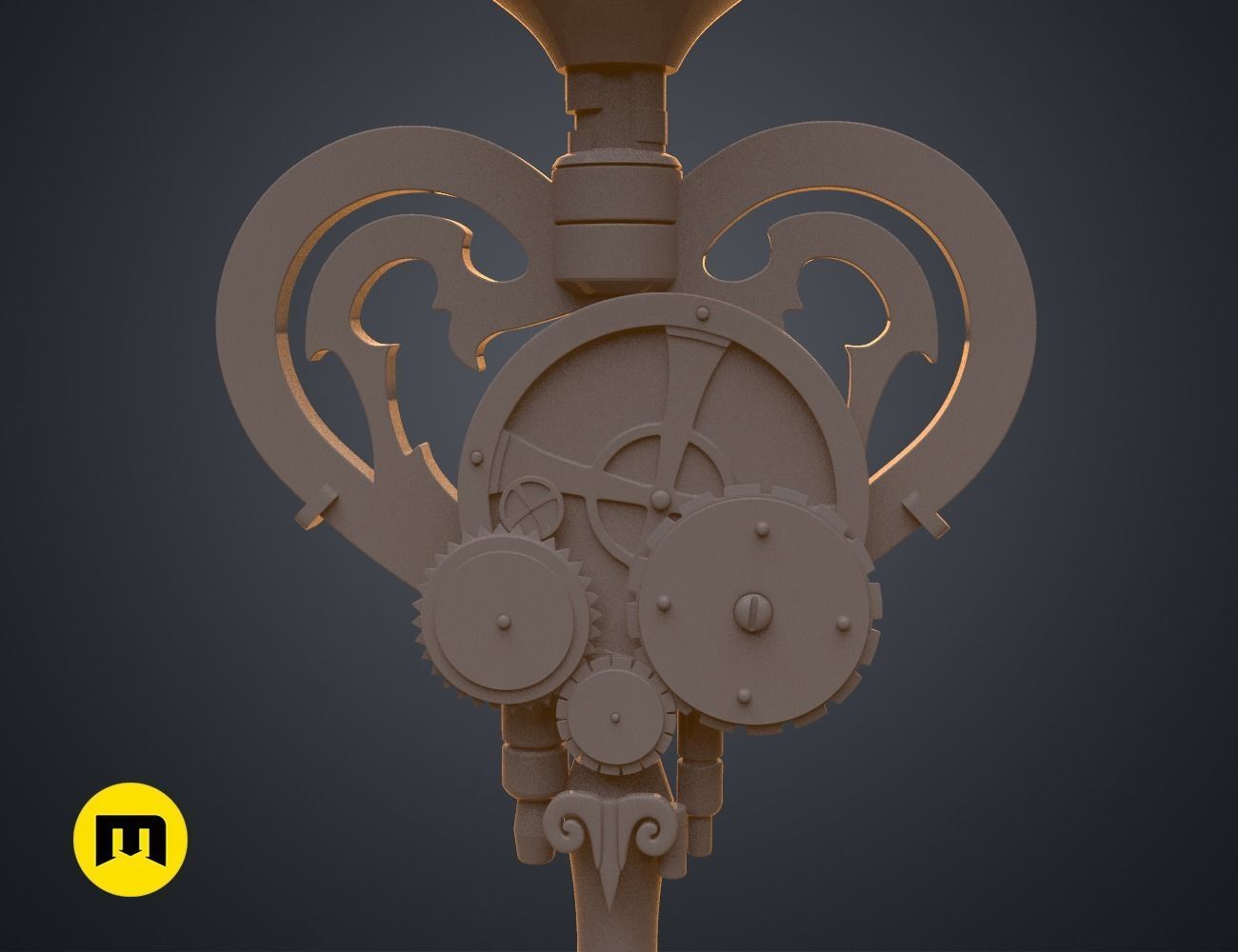 B2 Staff - Nier Automata 3D model 3D printable | CGTrader