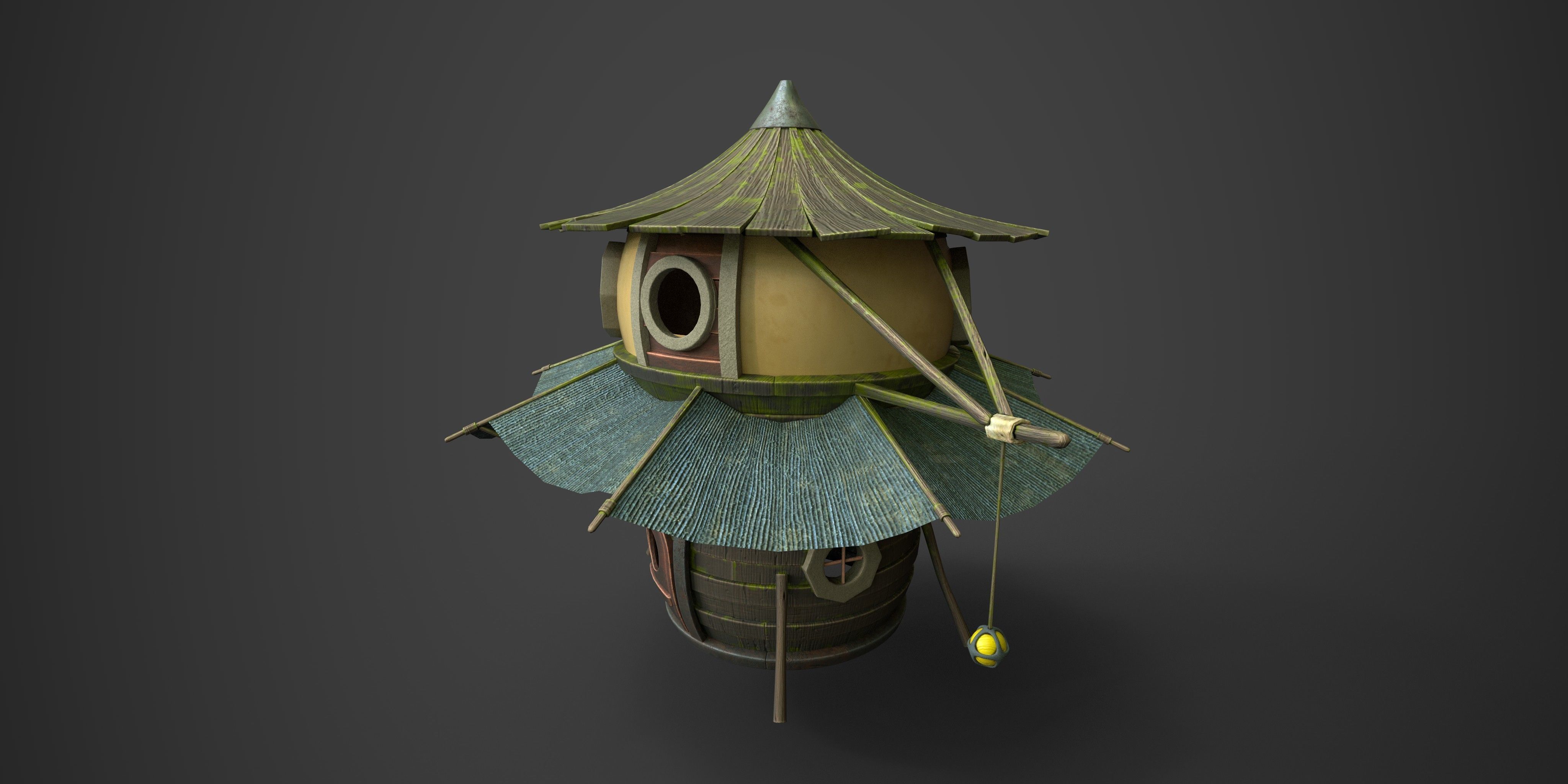 3D model Stylized House 3d Model VR / AR / low-poly | CGTrader